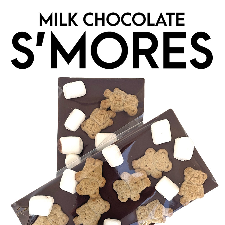 Milk Chocolate S'Mores Chocolate Bar | Box of 8 - Sandpoint Chocolate ...